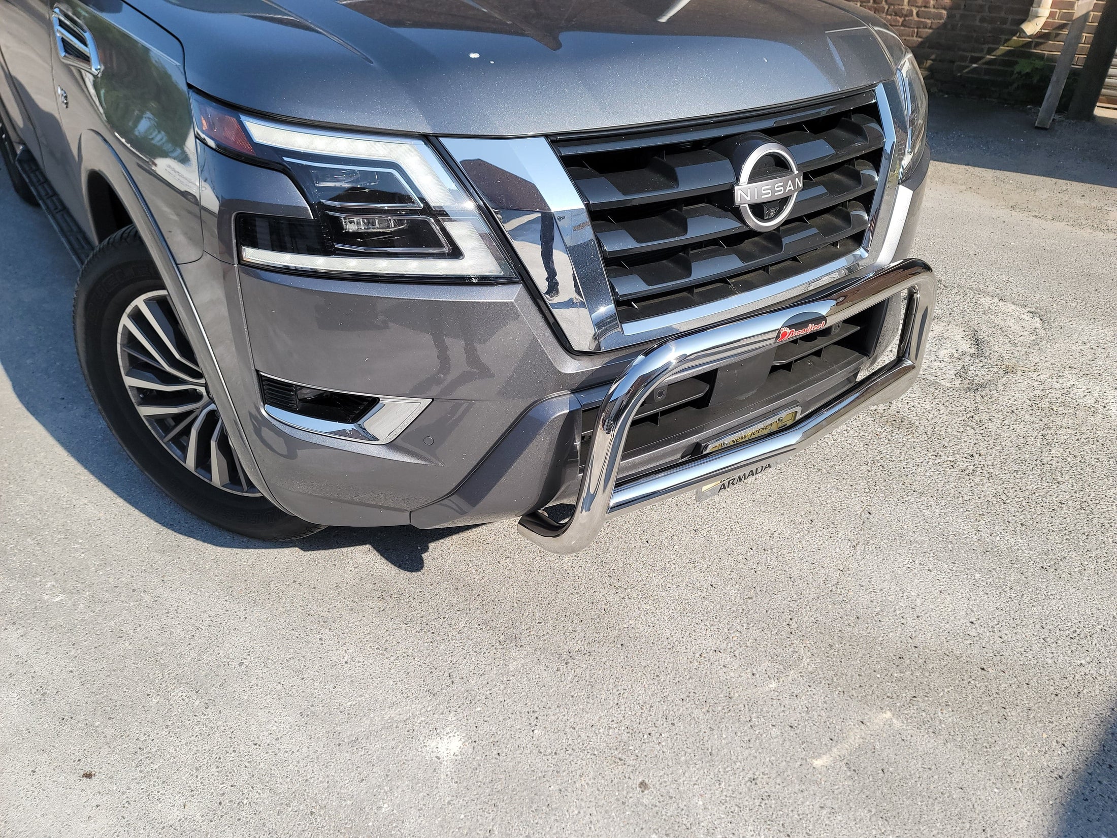 fits Nissan Armada 2017-2023 Front A-Bar / Nudge Bar (DC6) Bumper Guard