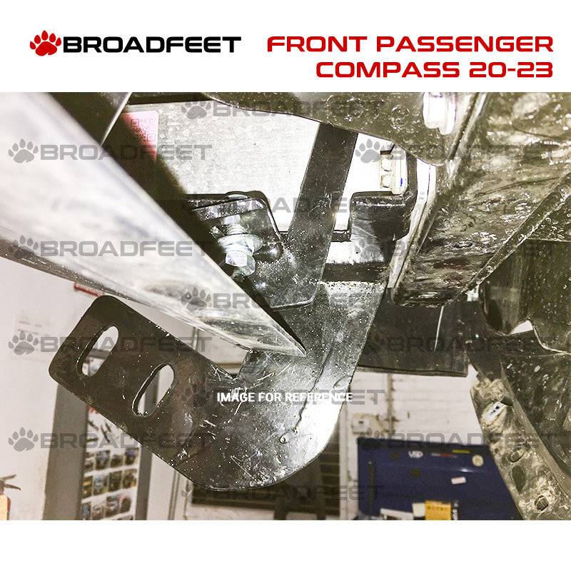 Front Bull Bar with Skid Plate (DW6) Bumper Guard fits Jeep Compass ...