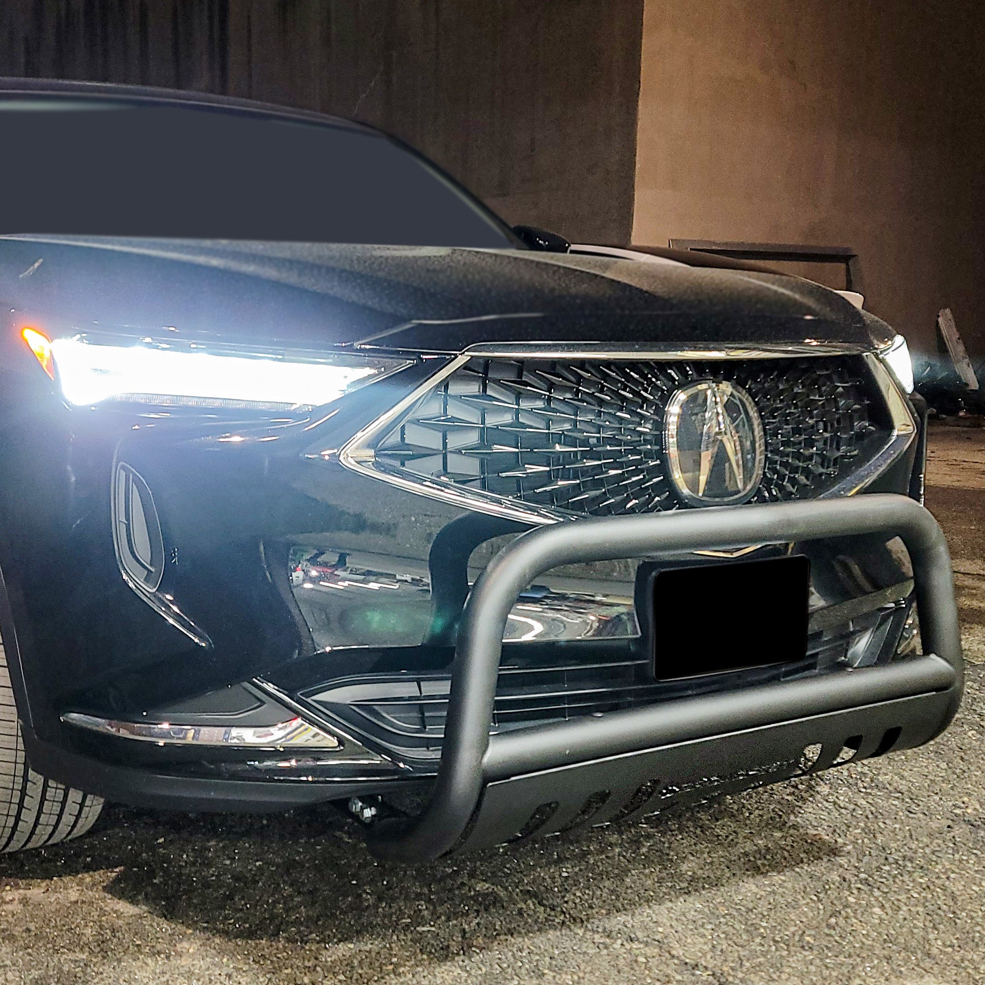 fits Acura MDX 2022-2024 Front Bull Bar with Skid Plate (DW6) Bumper Guard