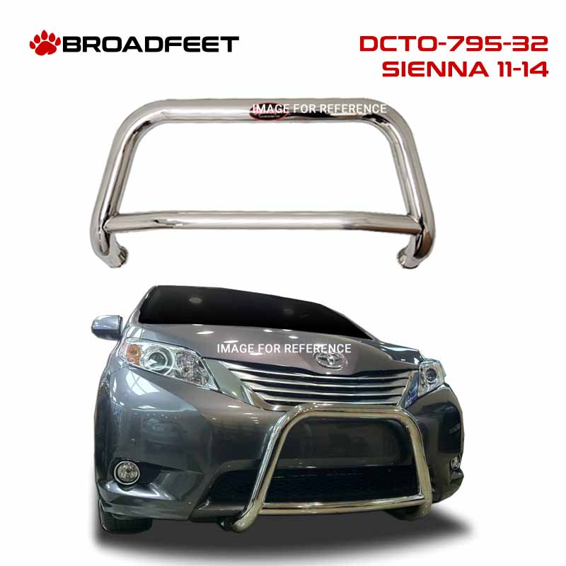 fits Toyota Sienna 2011-2014 Front Bull Bar with Skid Plate