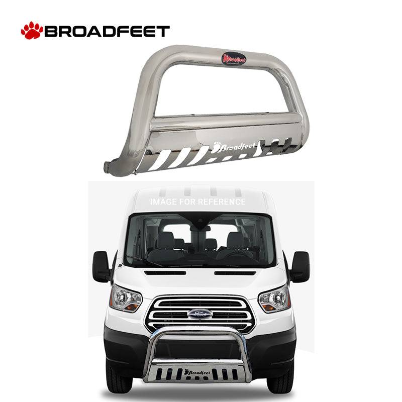 fits 2015-2024 Ford Transit Front Bull Bar with Skid Plate
