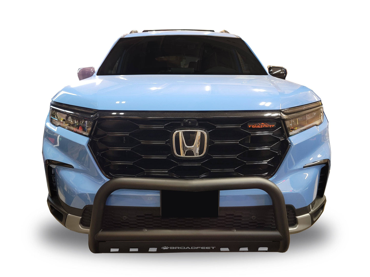 Front Bull Bar with Skid Plate (DW6) Bumper Guard fits Honda Pilot 2023 ...