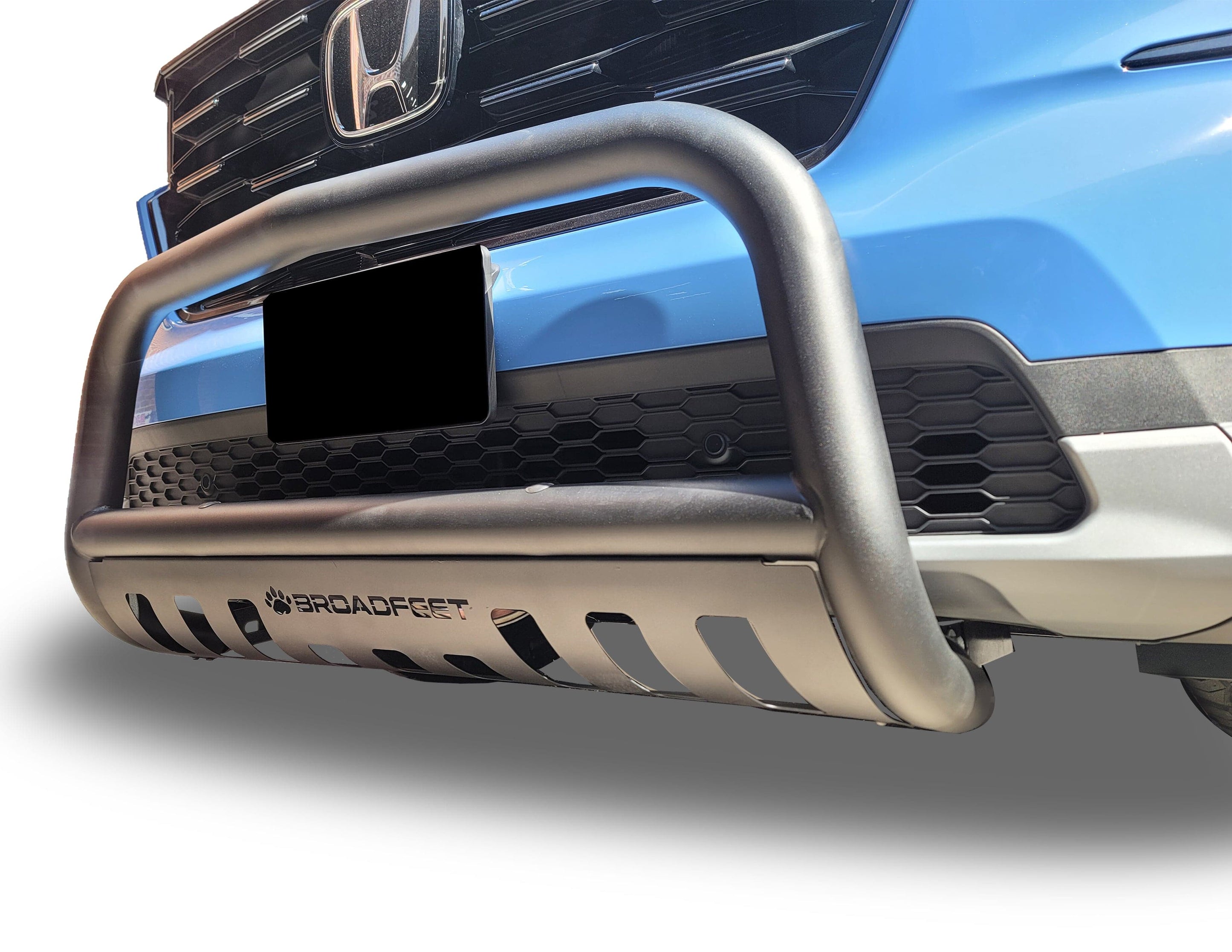 fits Honda Pilot 2023-2025 Front Bull Bar with Skid Plate (DW6) Bumper ...