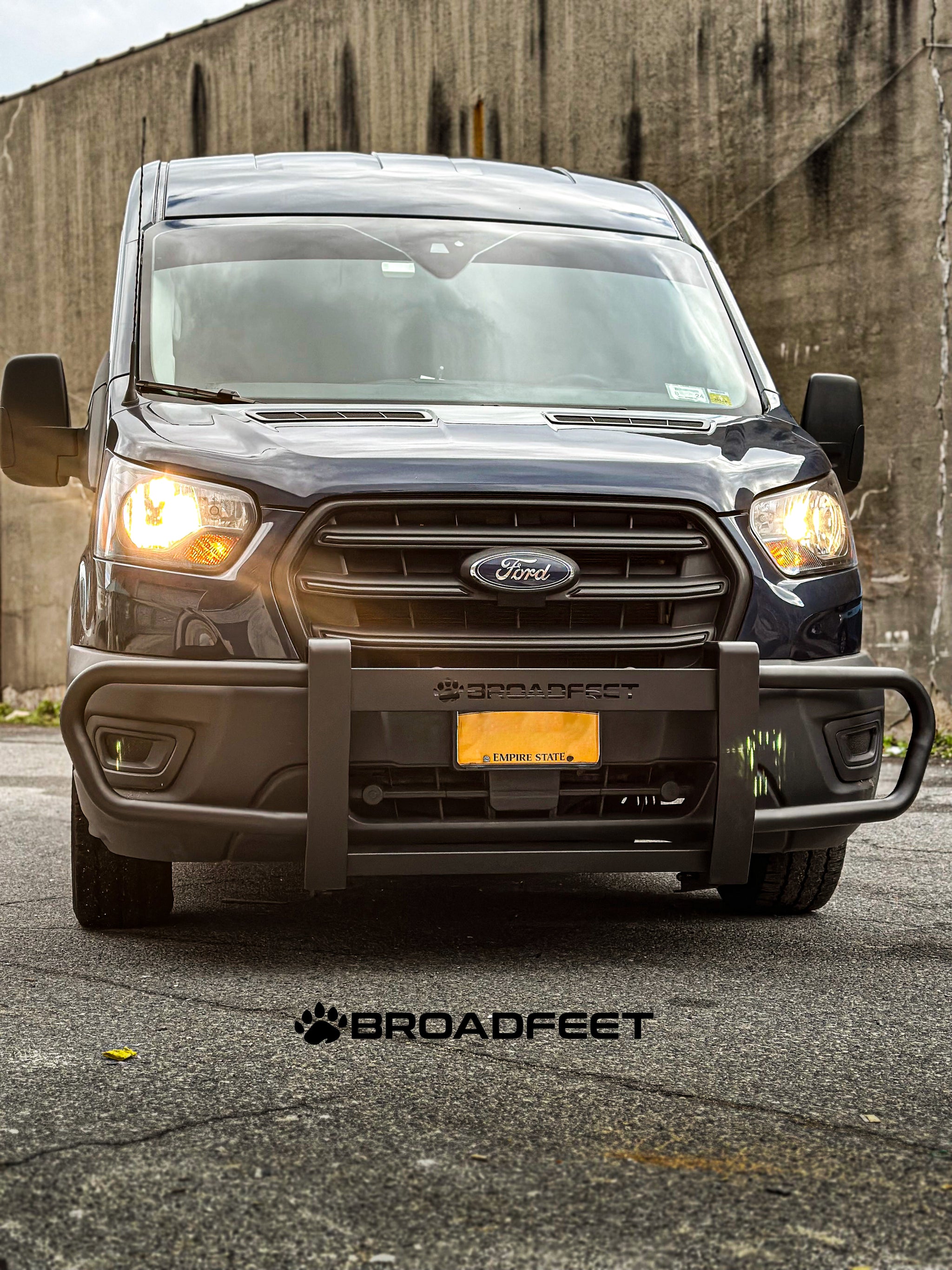 fits 2015-2023 Ford Transit Front Runner HEX Style Grille Guard Bumper ...