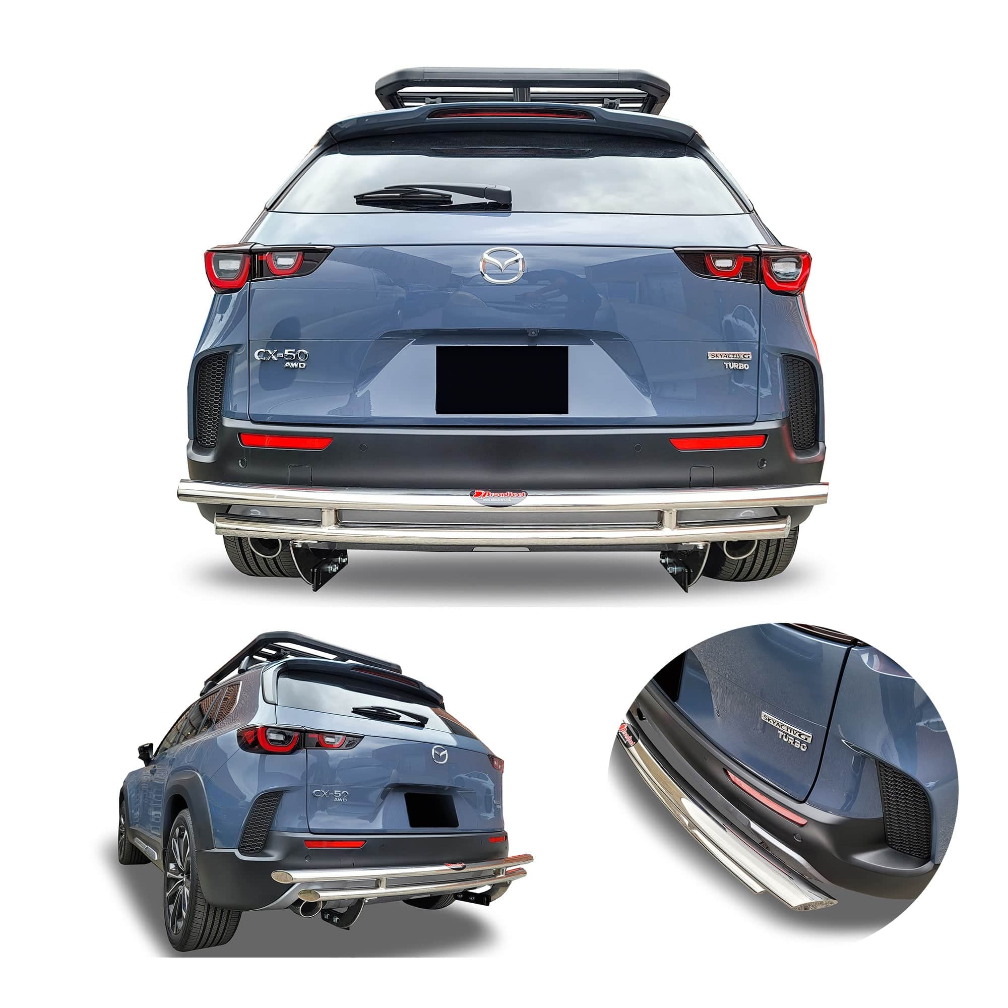 Rear Double Layer (DL13) Bumper Guard fits Mazda CX-50 2023-2025 ...