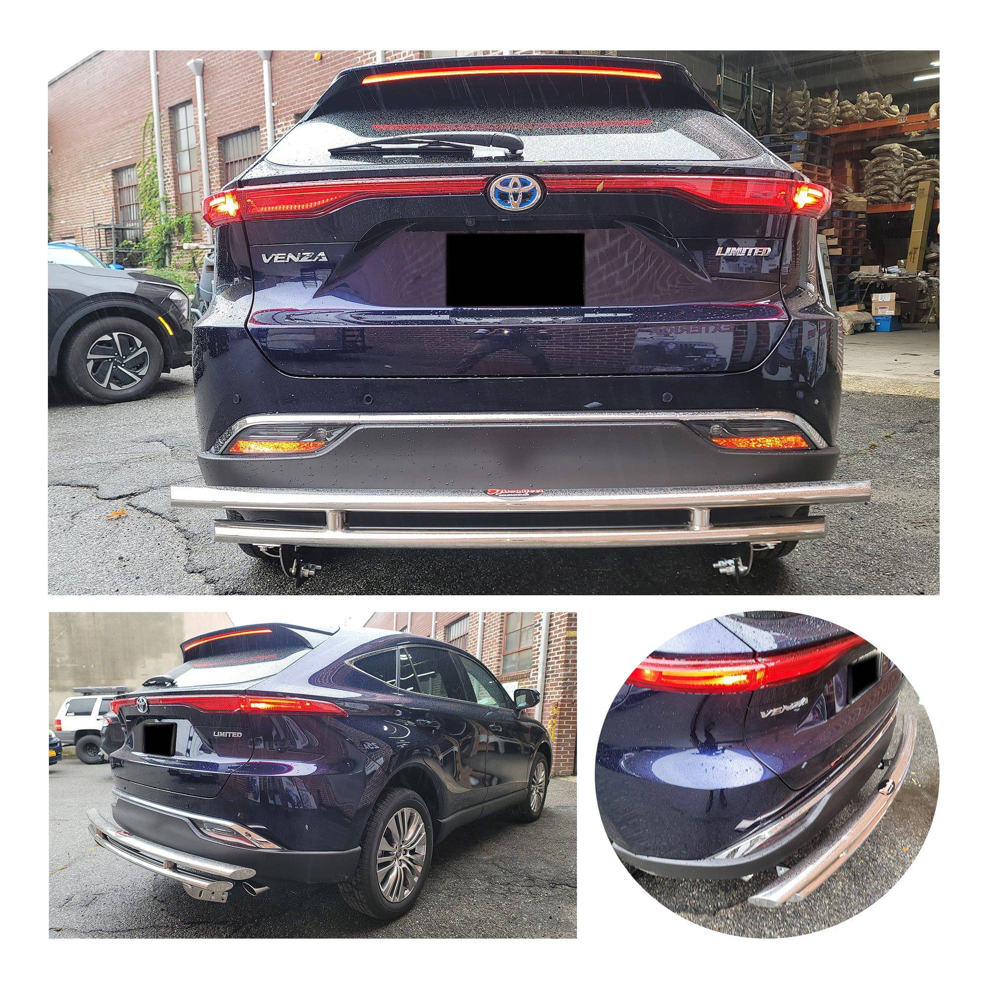 Rear Double Layer (DL13) Bumper Guard fits Toyota Venza 2021-2025 ...