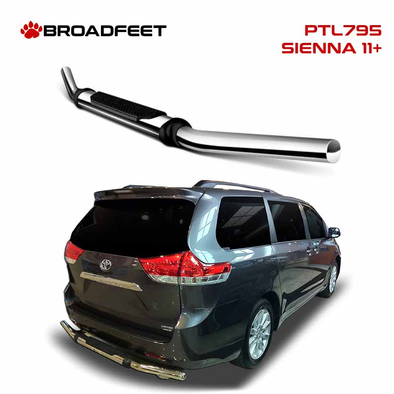 Rear Pintle Style (PTL795) Single Pipe Bumper Guard fits Toyota Sienna ...