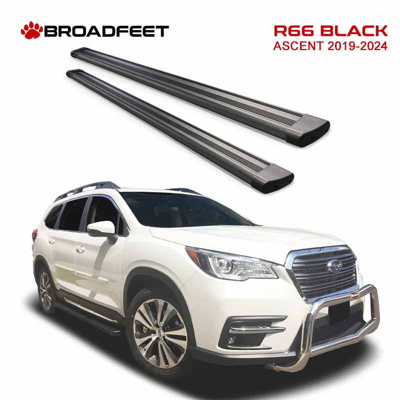 R66 Running Board Side Step in Black Finish fits Subaru Ascent 2019 ...