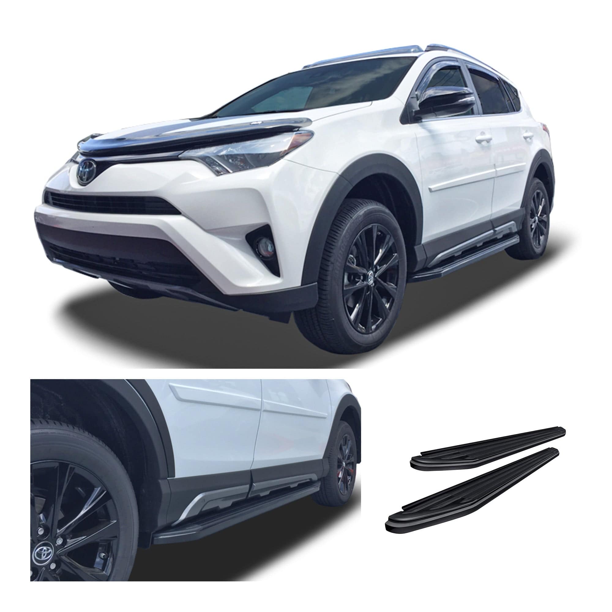Running Boards R11 Series (RB175) fits Toyota RAV4 2016-2018 | Broadfeet