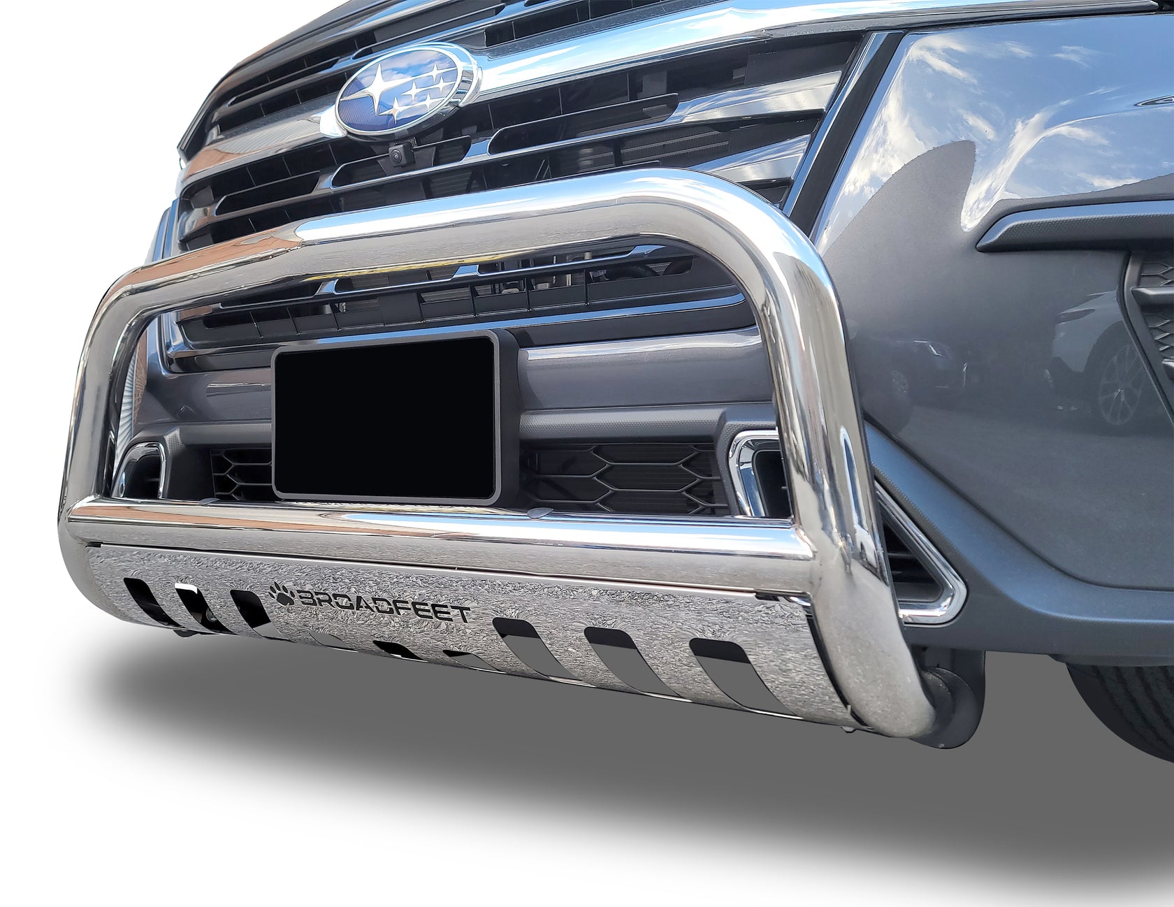 fits Subaru Forester 2022-2025 Front Bull Bar with Skid Plate (DW6 ...