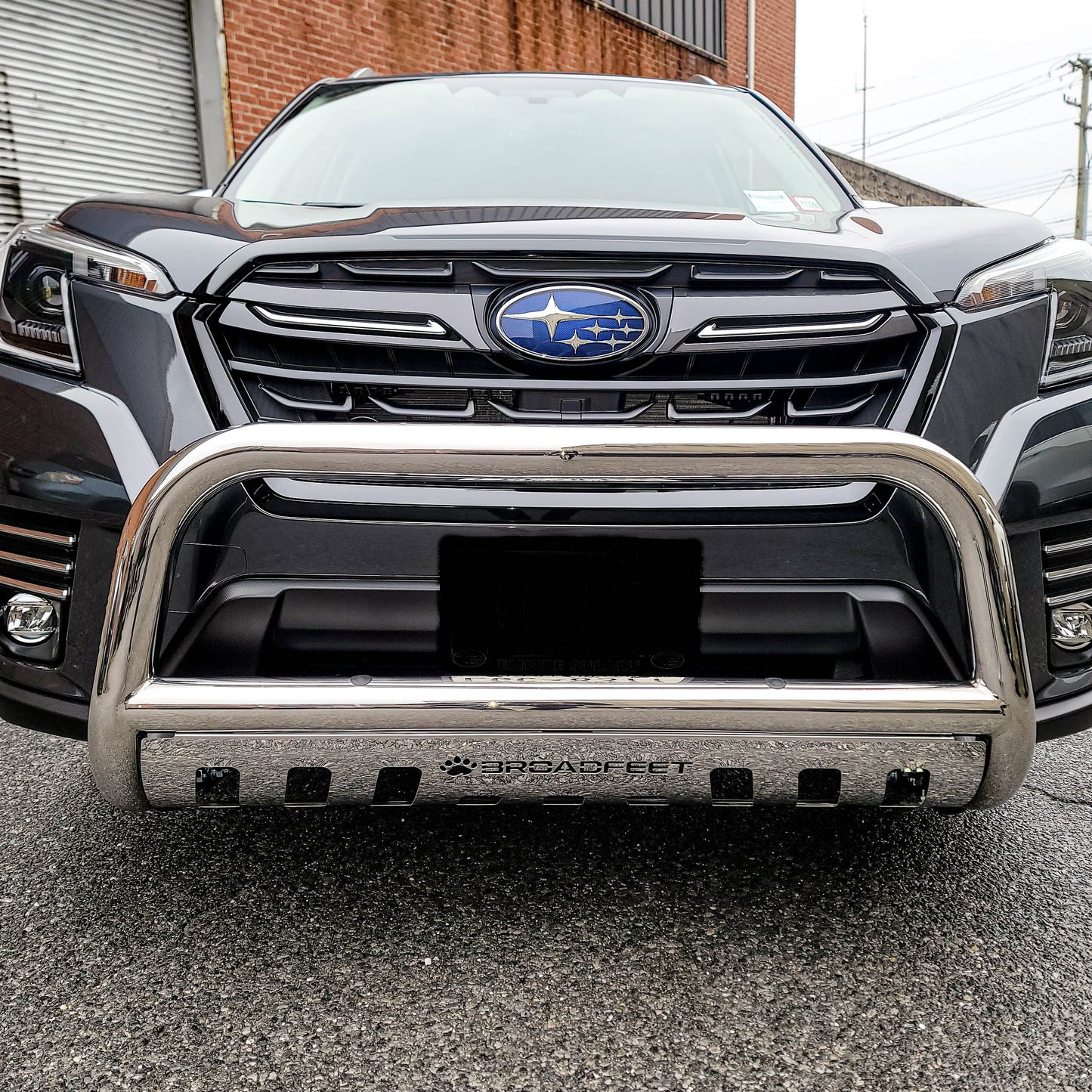 Front Bull Bar with Skid Plate (DW6) Bumper Guard fits Subaru Forester ...